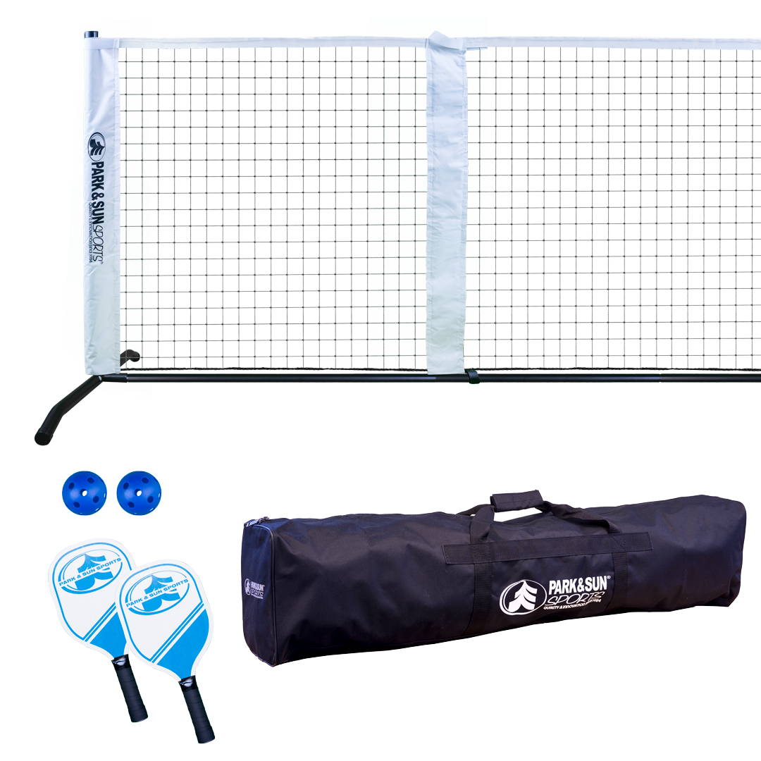 21' Adjustable Pickleball Tennis Net Combo Set – Park & Sun Sports